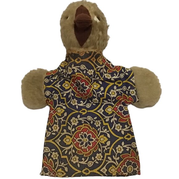 Art | Vintage 193s 1940s Era Duck Hand Puppet Hand Sewn Big Eyes ...